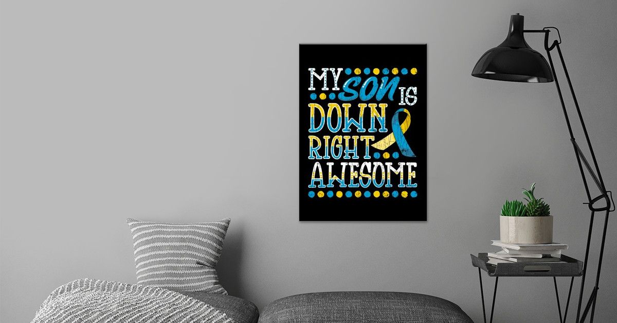 'Down Syndrome Awareness So' Poster by OffPlate Designs | Displate