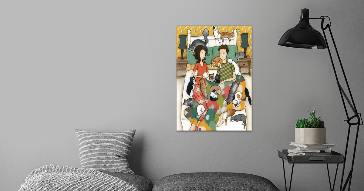 'Cat Nap' Poster by Jamie Morath | Displate