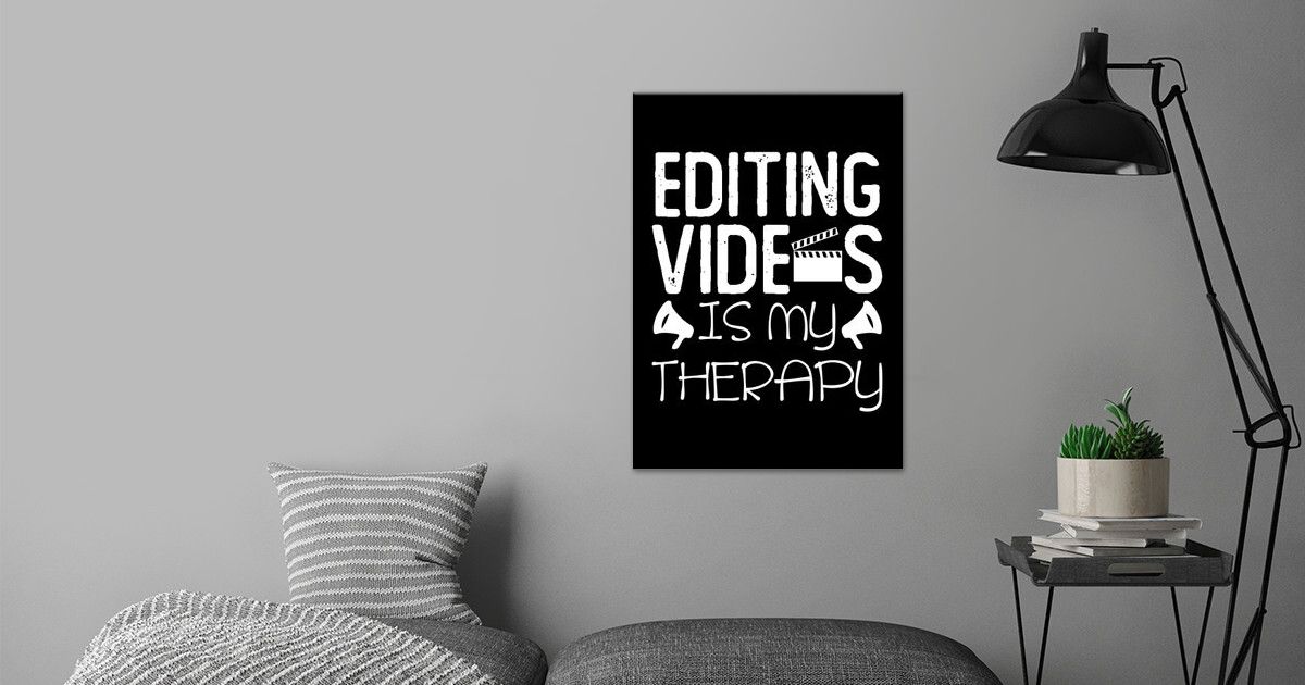 'Video Editing Joke Film' Poster by DesignatedDesigner | Displate