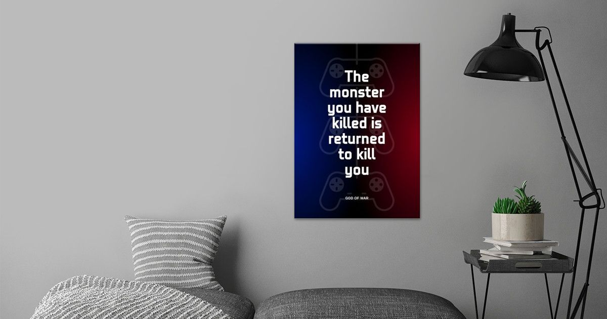 'Gaming Quotes 19' Poster by Ziartz Poster | Displate