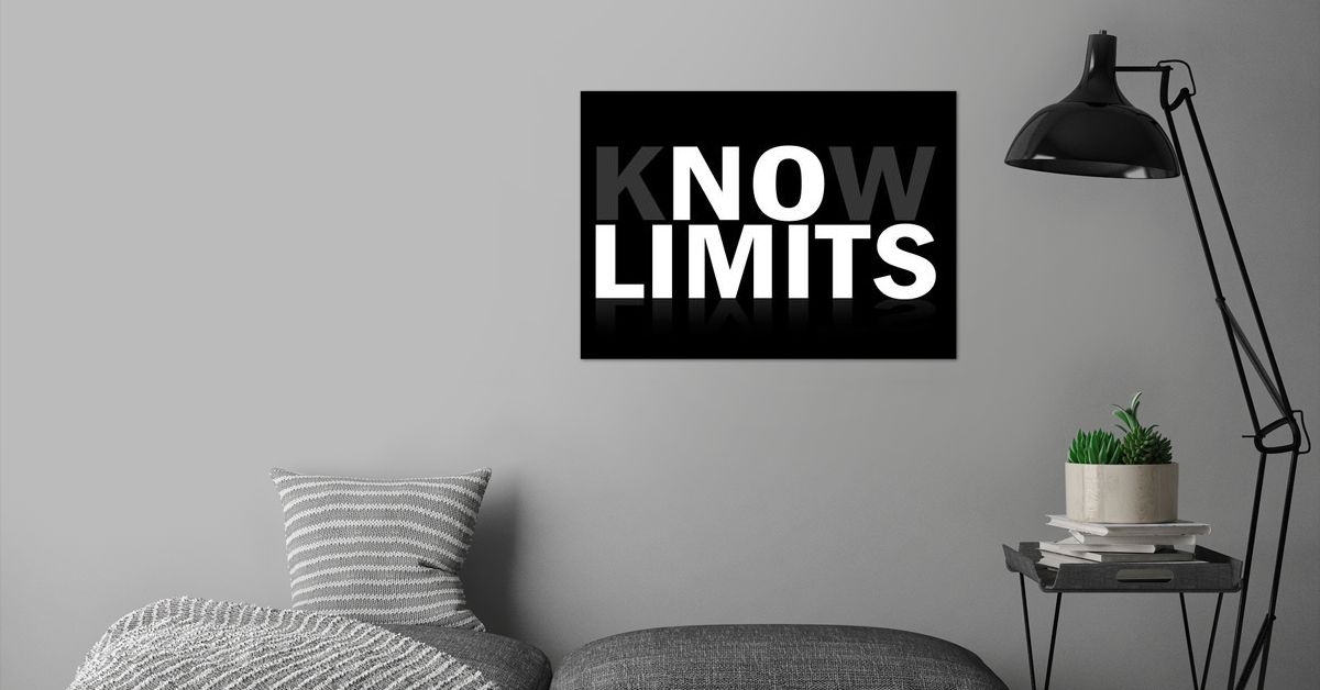 'No Limits' Poster by Nice Pictures | Displate