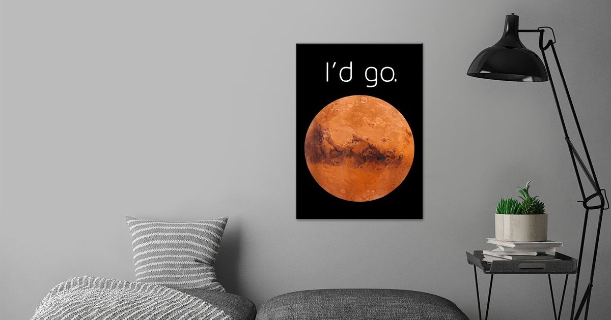 'occupy mars id go' Poster by Linda anggraeni | Displate