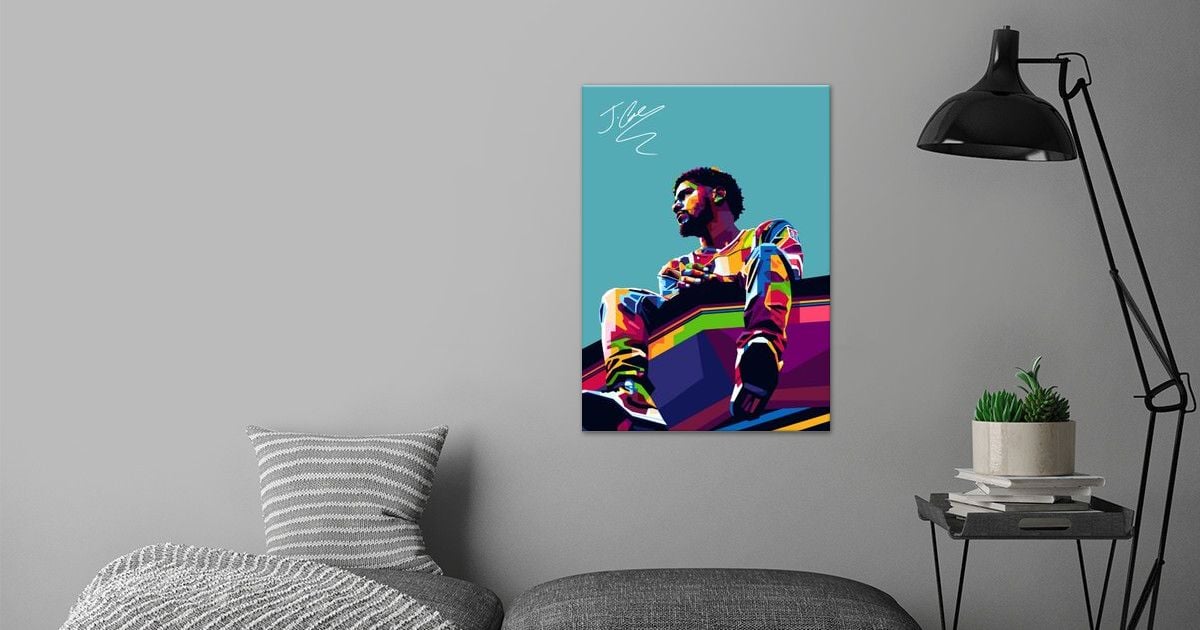 'J Cole' Poster by MK STUDIO | Displate