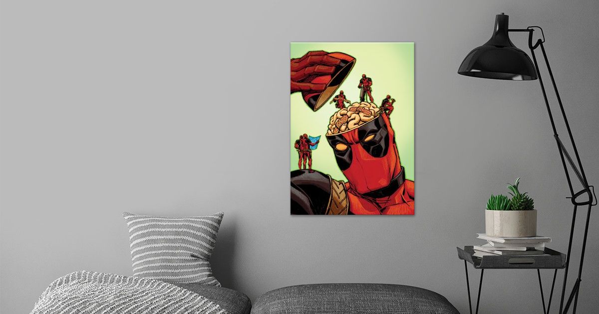 'Deadpool's Brain' Poster by Marvel | Displate