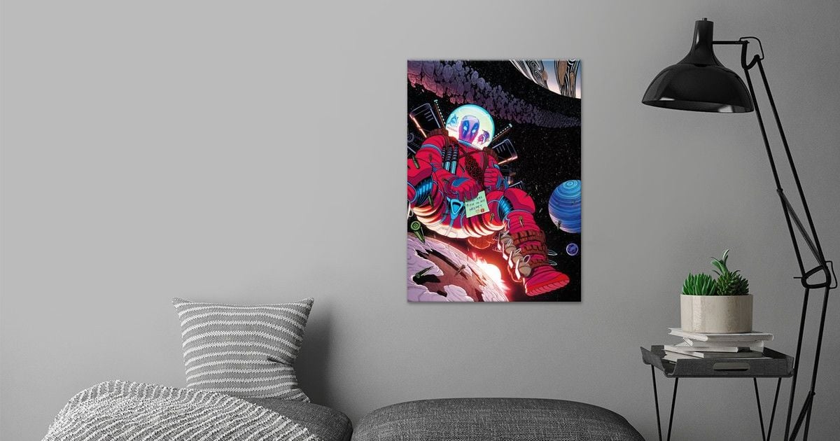'Deadpool Astronaut' Poster by Marvel | Displate
