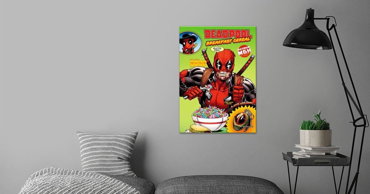 'Deadpool Cereal' Poster by Marvel | Displate