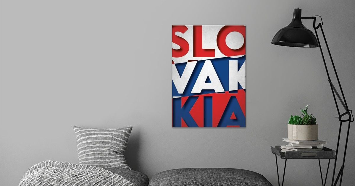 'Slovakia' Poster by MauriTz Design | Displate