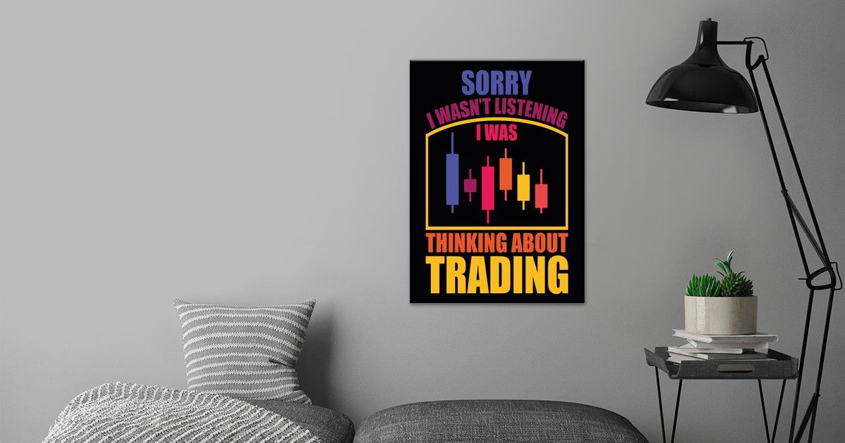 'Trading Forex' Poster by Bombdesign | Displate