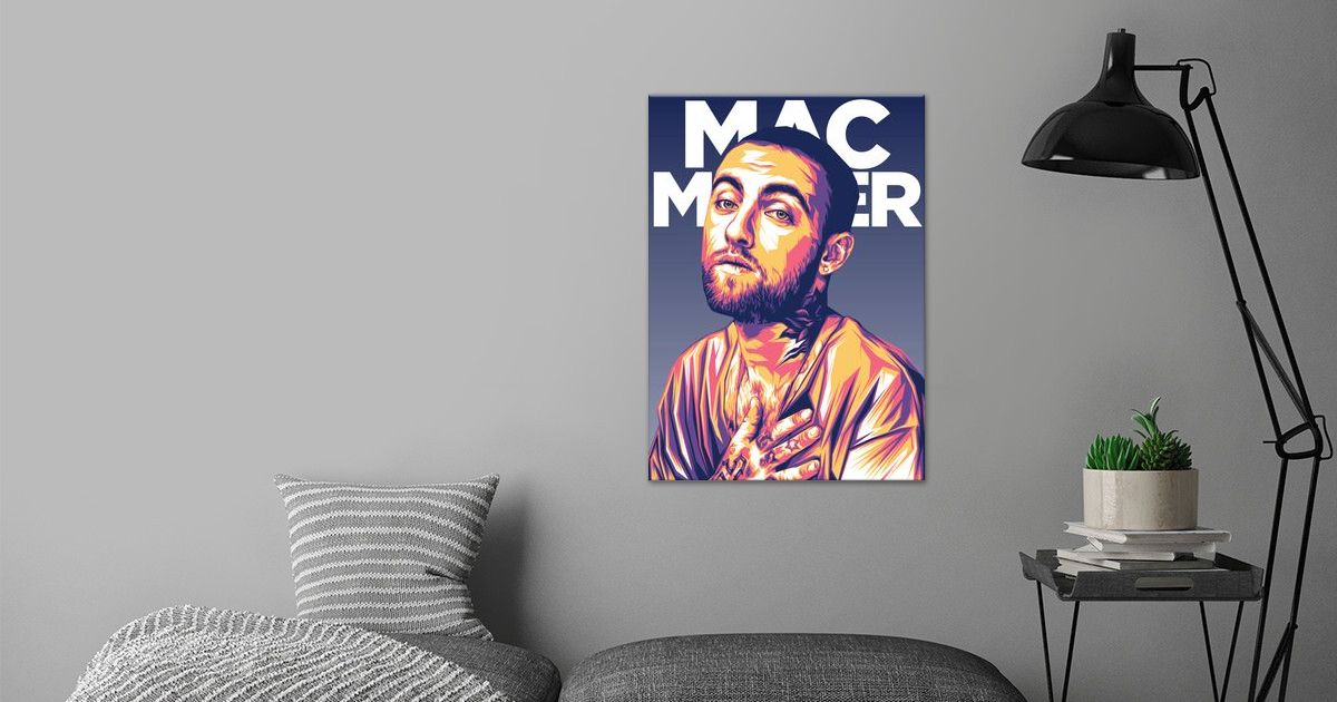 'Mac Miller Retro' Poster by Lucky Dream | Displate