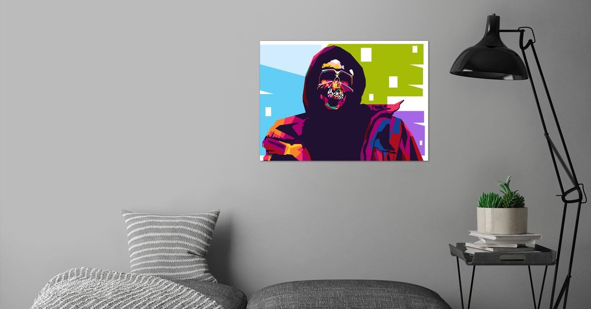 'sido mask rapper' Poster by Aminuddin amex | Displate