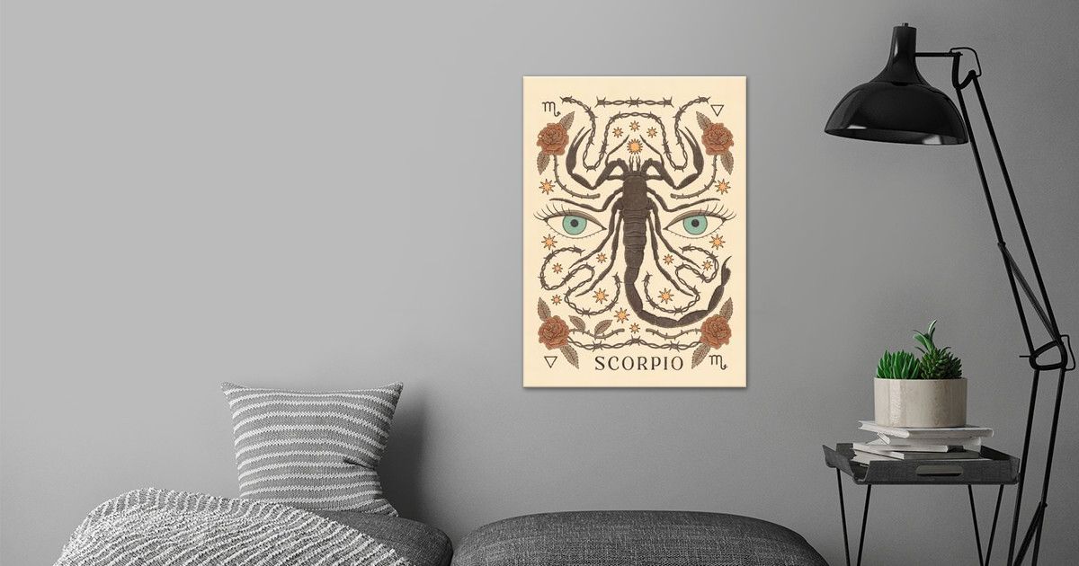 Scorpio Poster By Thiago Corrêa Displate