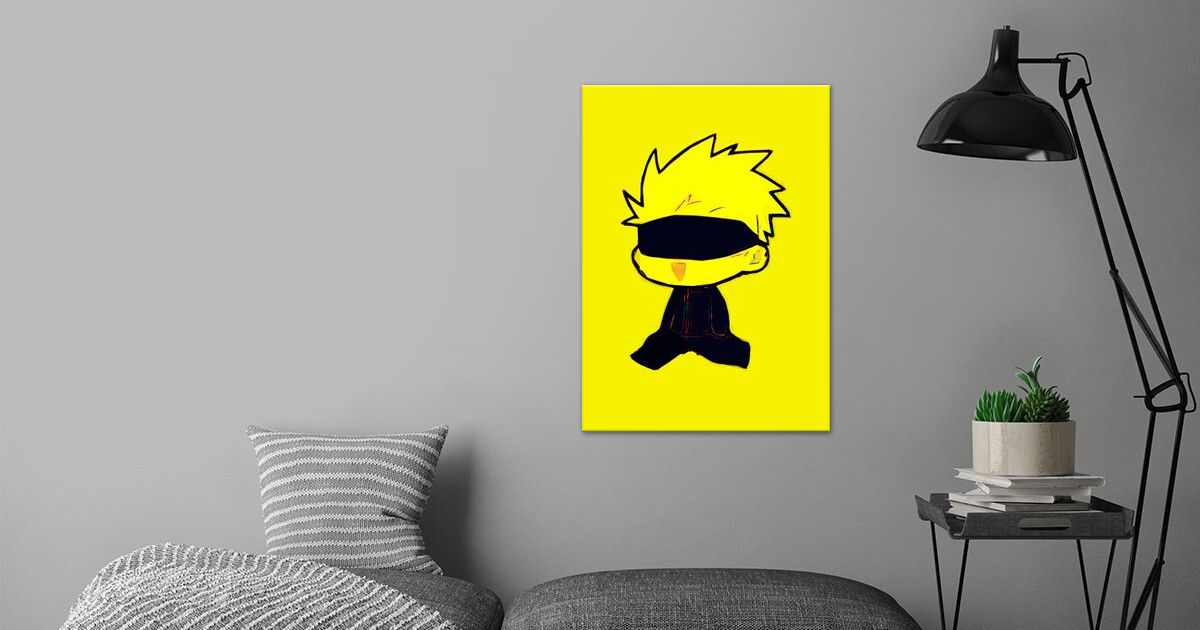 'yellow gojo' Poster by Haruka Studio | Displate