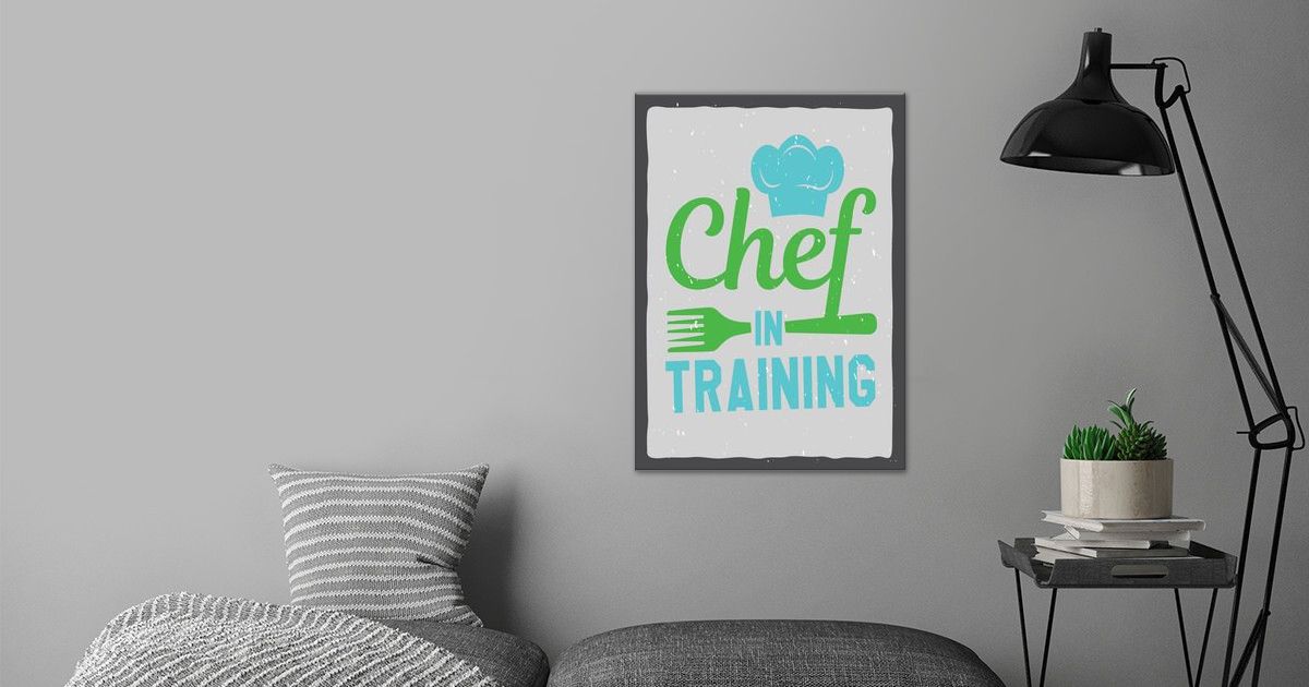 'Chef in Training' Poster by Bombdesign | Displate