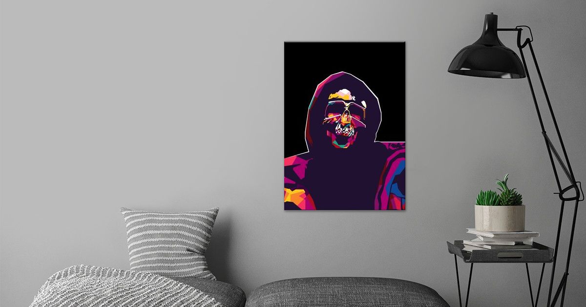 'sido mask rapper in wpap' Poster by Aminuddin amex | Displate