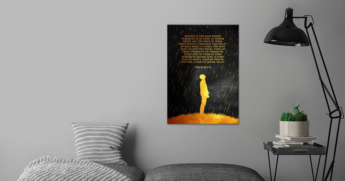  Psalm 84 5 8 Poster By ABConcepts Displate