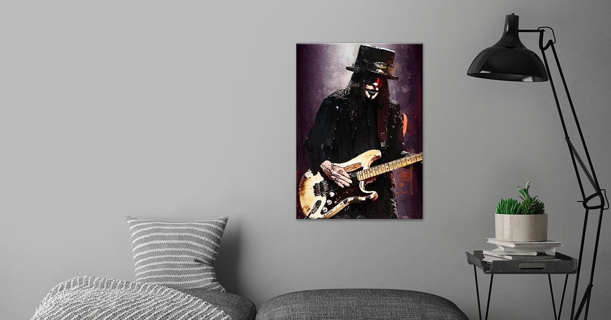 'Mick Mars' Poster by Muhammad Irsan | Displate