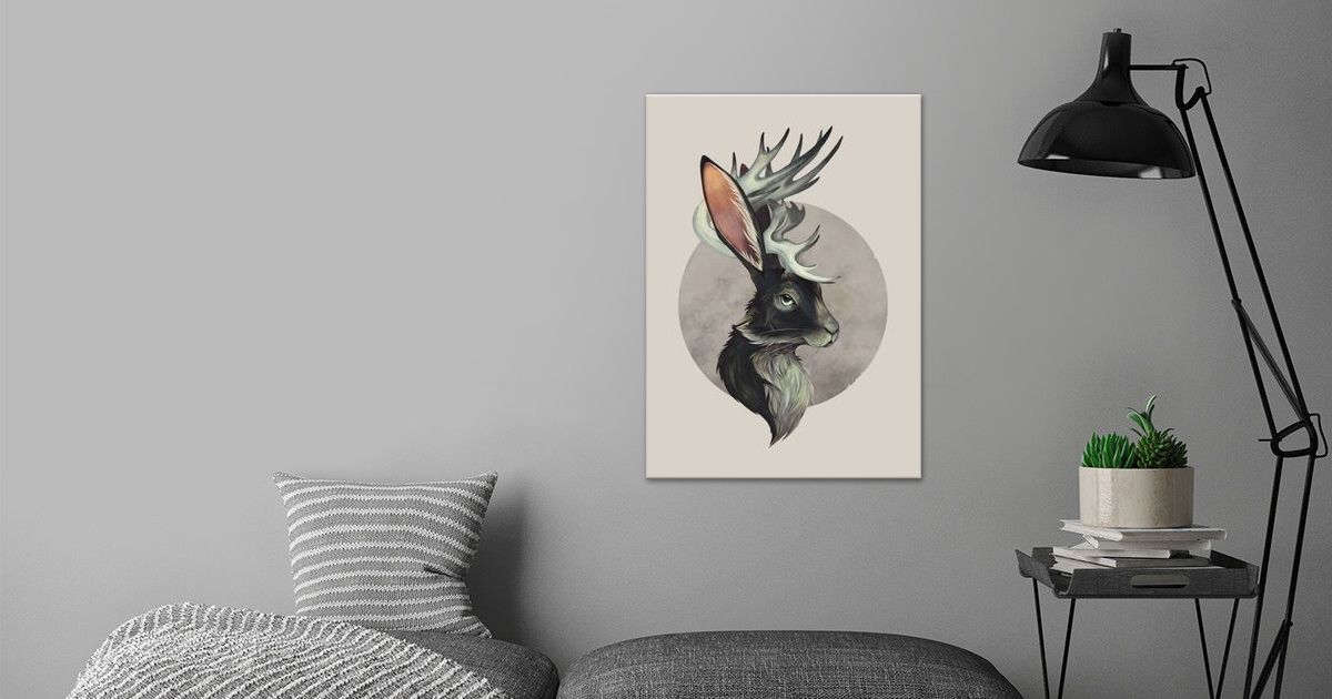 'Jackalope' Poster by Danielle English | Displate