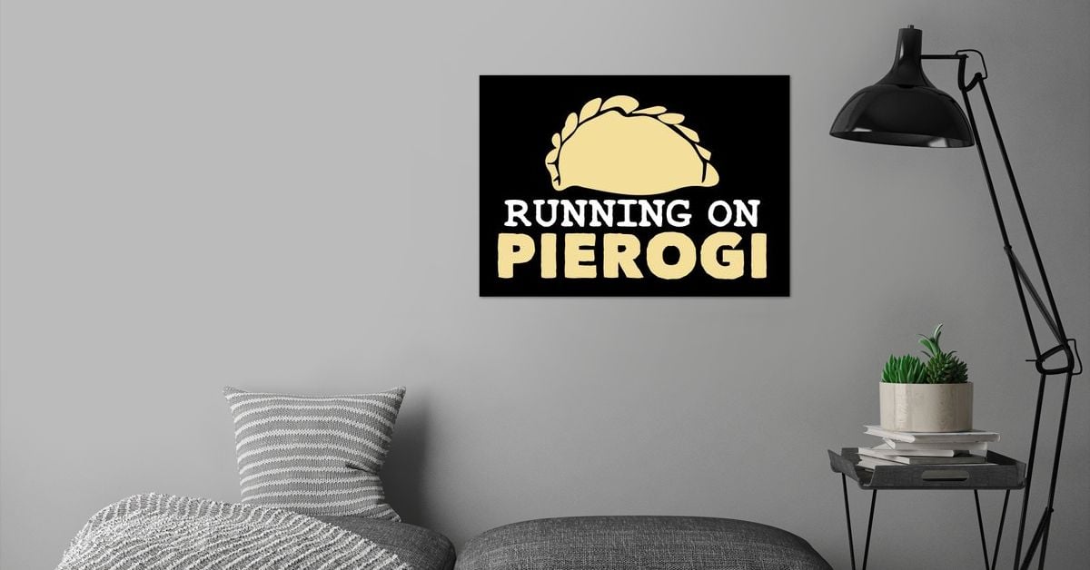 'Pierogi Joke Dumpling Pun' Poster by DesignatedDesigner | Displate