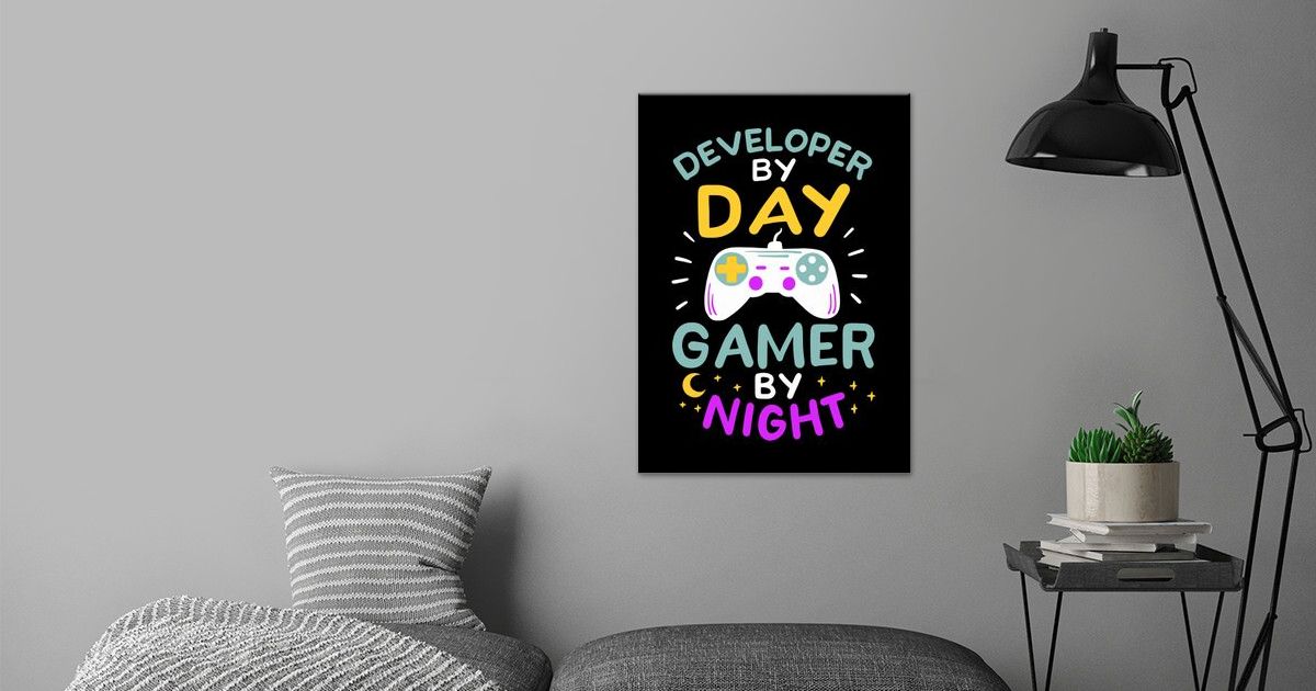 'Software Developer Gamer' Poster by EDventures | Displate