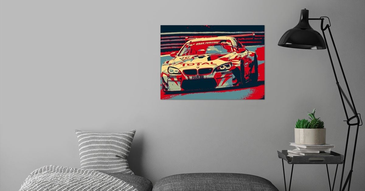'German Race Car' Poster by Alkaner | Displate