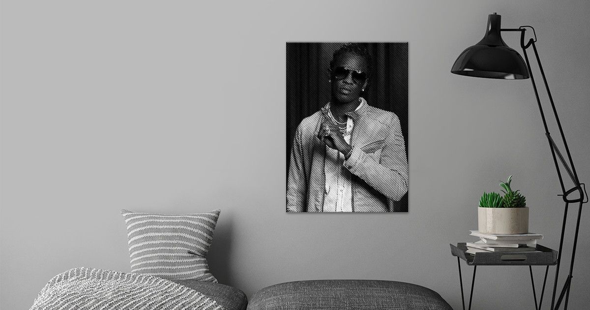 'young thug' Poster by Exclusive posters Displate | Displate