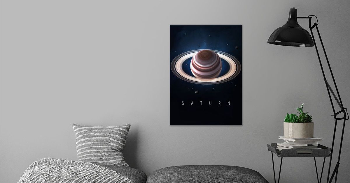 'saturn planet poster' Poster by Designersen | Displate