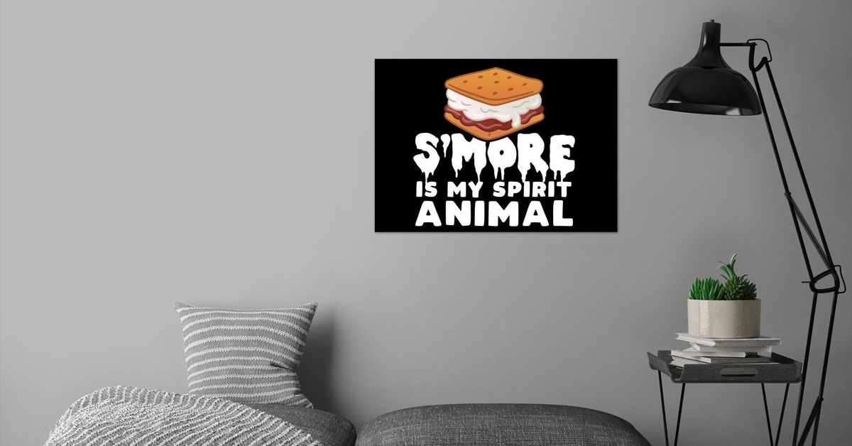 'Camping Smores Smore' Poster by CrazySquirrel | Displate