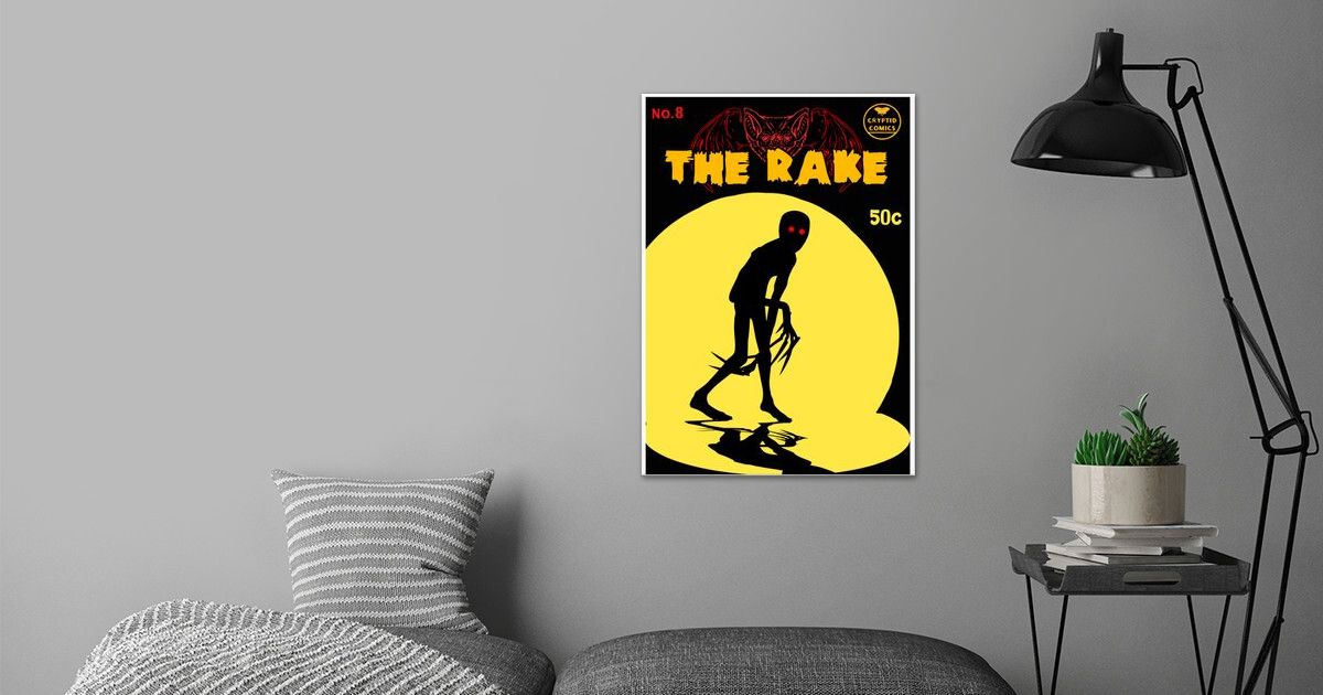 'the rake creepy comic' Poster by theanomalius | Displate