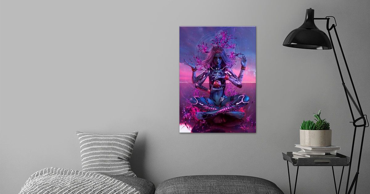 'Durga Resynthesis ' Poster by Hidrico Rubens | Displate