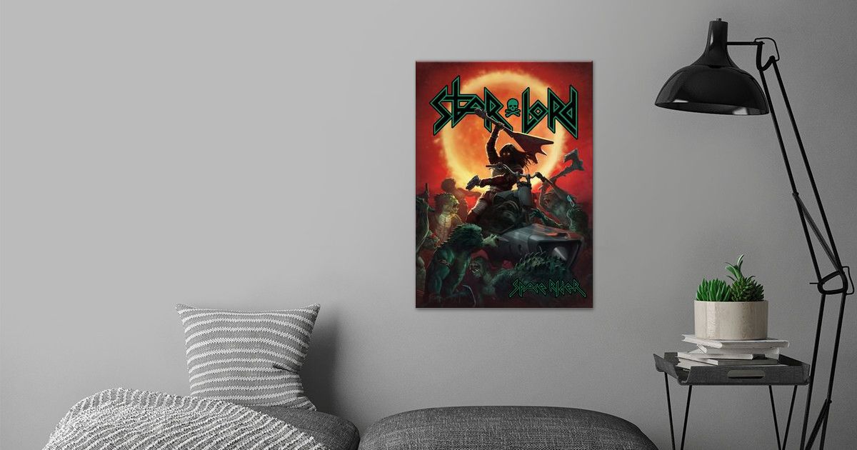'Star-Lord Space Rider' Poster by Marvel | Displate