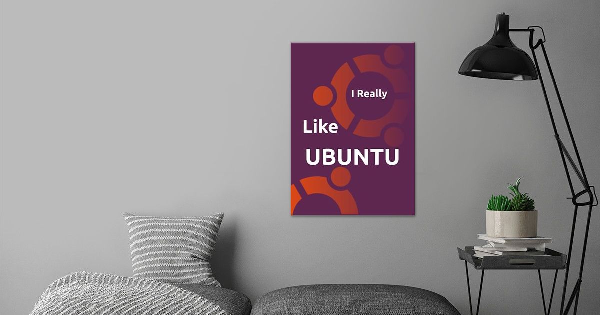 'Ubuntu Poster Linux' Poster by Masmus Designs | Displate