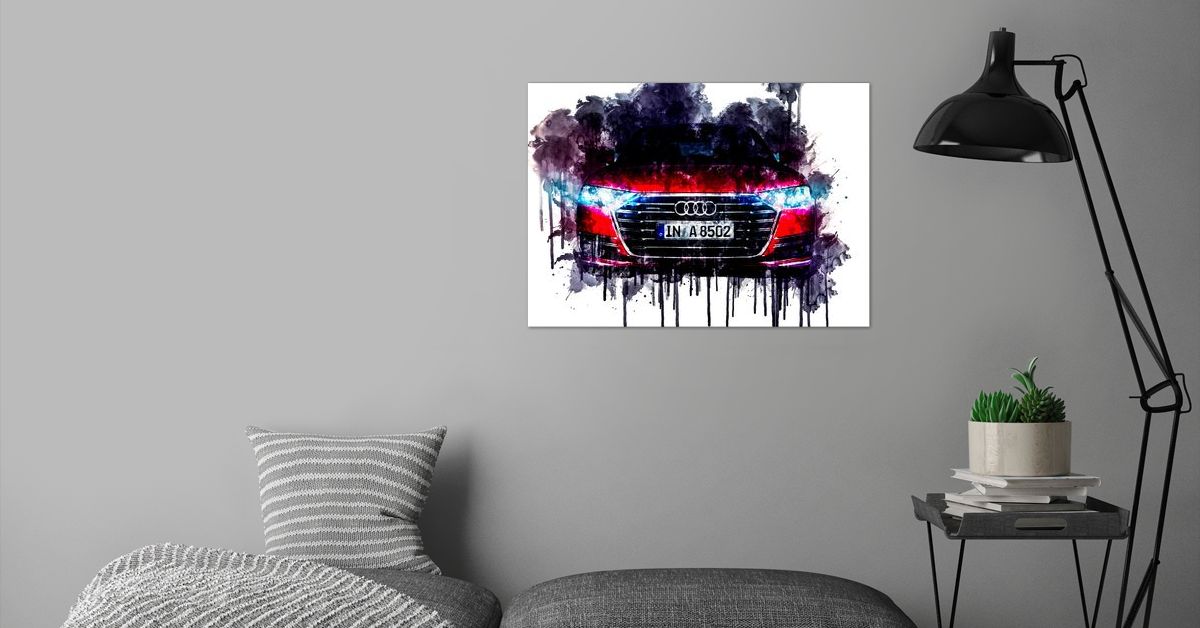 '2017 Audi A8 3 TDI Quattro' Poster by Vivienne Raymond | Displate