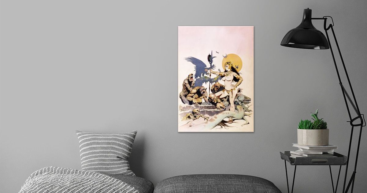 'Ghoul Queen' Poster by Frank Frazetta | Displate