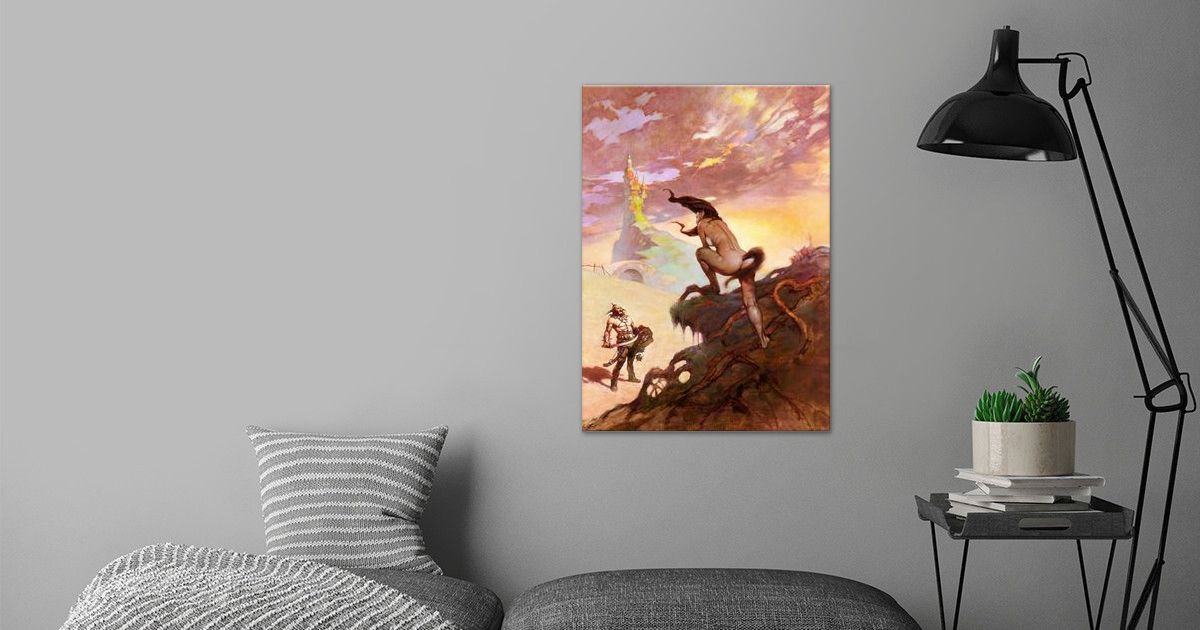 'Pony Tail' Poster by Frank Frazetta | Displate