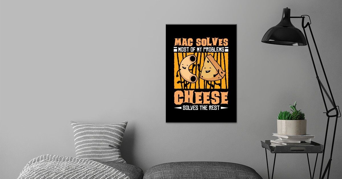 'Mac and Cheese' Poster by Sebastian Wünsche | Displate