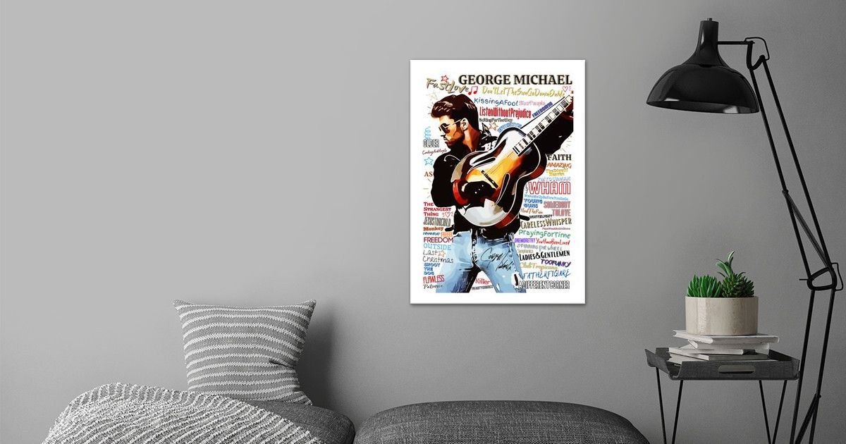 'GEORGE MICHAEL POP ART' Poster by The Icons Collection | Displate