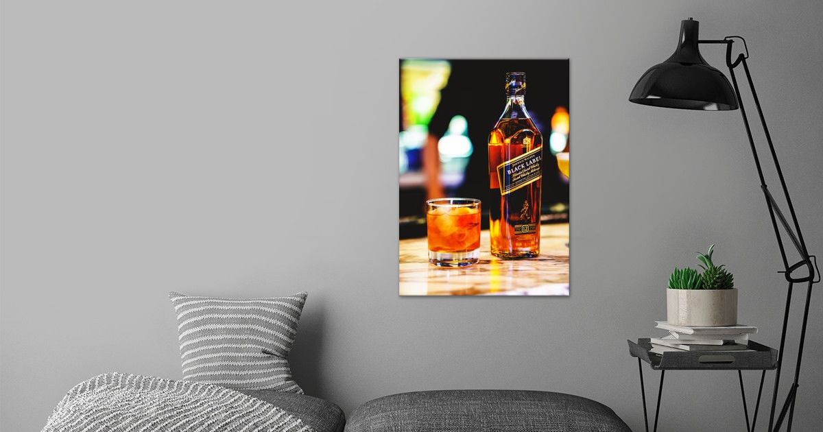 'Johnny Walker Black Label' Poster by Aiden Tells | Displate