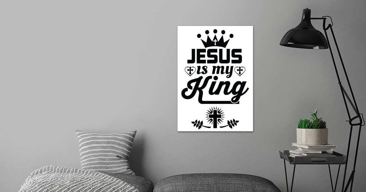 'Jesus Christ the King' Poster by Max Ronn | Displate