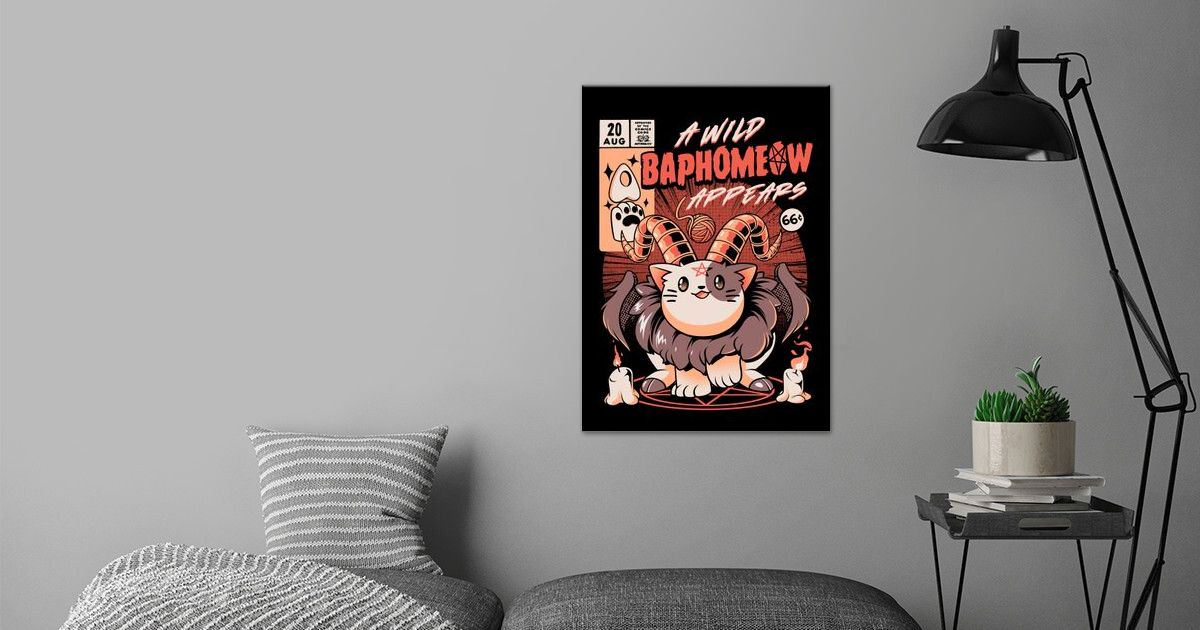 'Baphomeow' Poster by Ilustrata | Displate