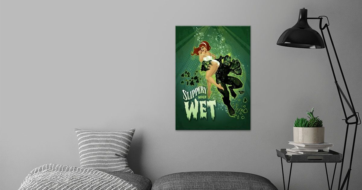 'Slippery When Wet' Poster by Ant Lucia | Displate