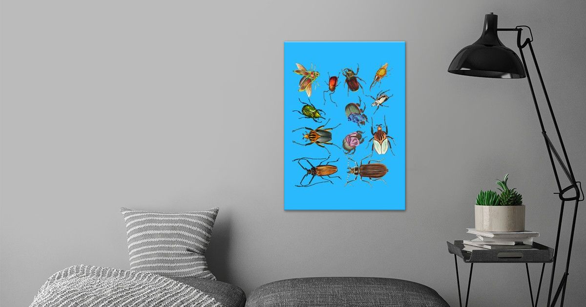 'Beetles' Poster by arkitekta | Displate