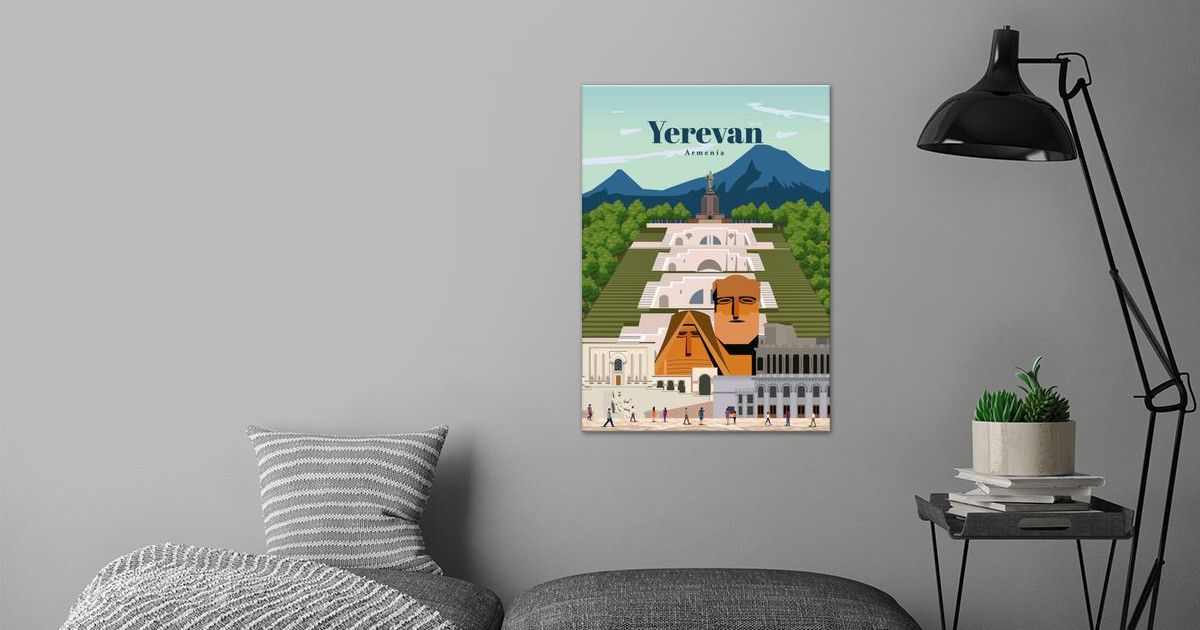 'Travel to Yerevan' Poster by Studio 324 | Displate