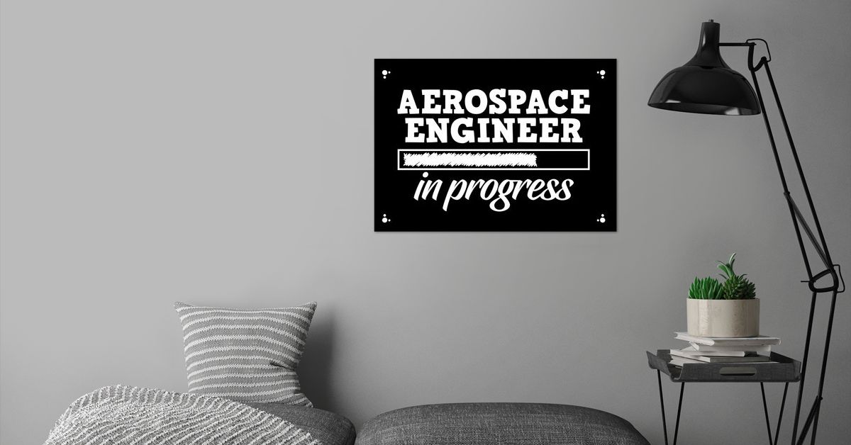 'Aerospace Engineer' Poster by platenum | Displate