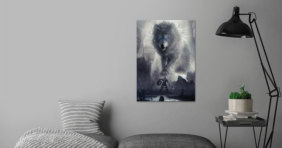 'Fenrir the Norse Wolf' Poster by ikaruna | Displate