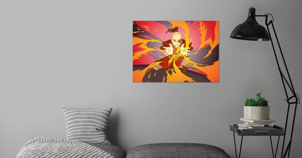 'Zuko Firebending Master' Poster by Avatar: The Last Airbender | Displate