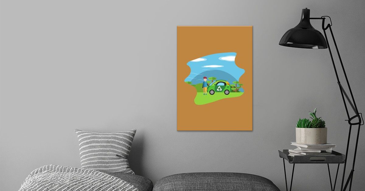 'Minimalist Car Decor 47' Poster by Oizy Production | Displate