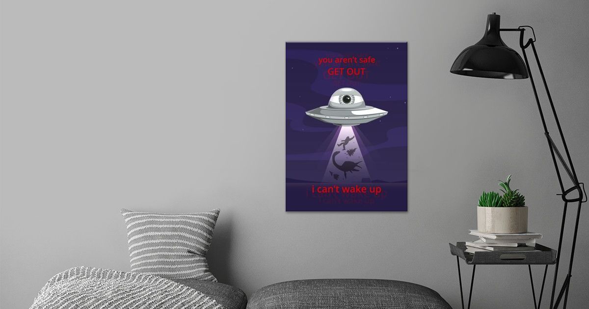 'Weirdcore Alien Ufo' Poster by AestheticAlex | Displate