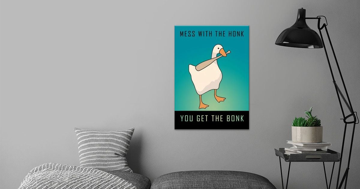 'untitled goose game' Poster by Funny Game | Displate