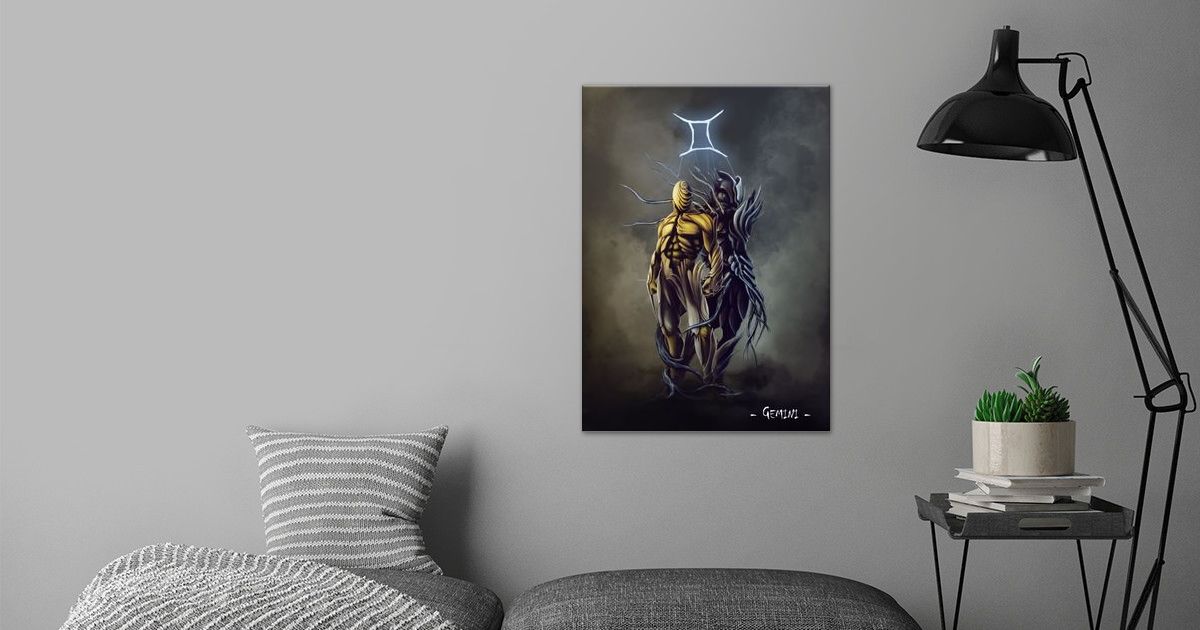 'Dark Gemini' Poster by Insaniel Digital Handcraft | Displate