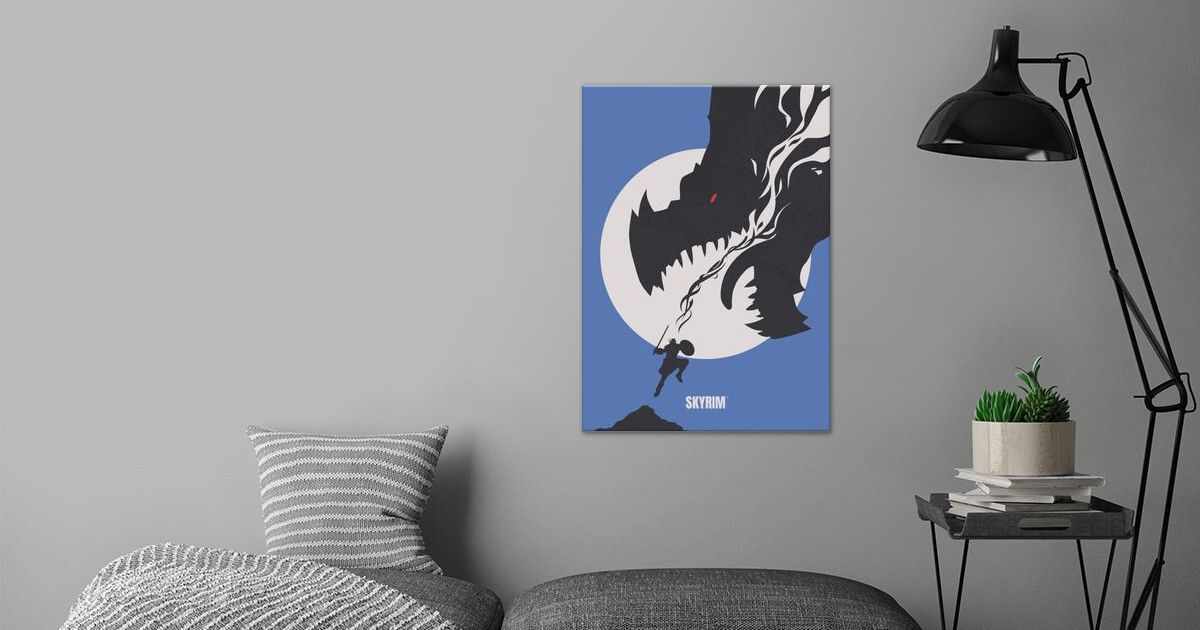 'Minimalistic Skyrim' Poster by The Elder Scrolls | Displate